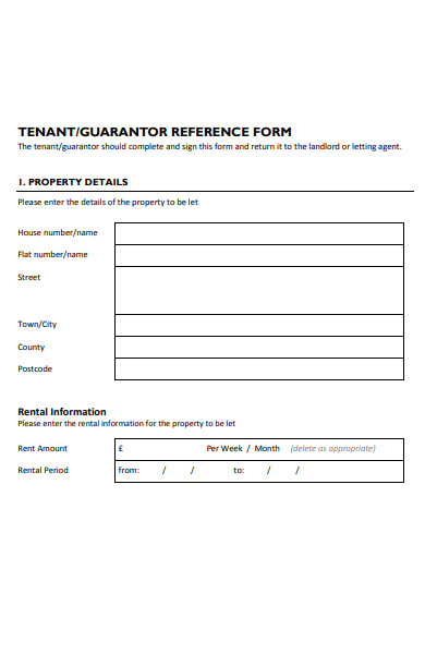 FREE 45+ Guarantor Form Samples, PDF, MS Word, Google Docs