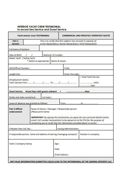 FREE 31+ Testimonial Form Samples, PDF, MS Word, Google Docs