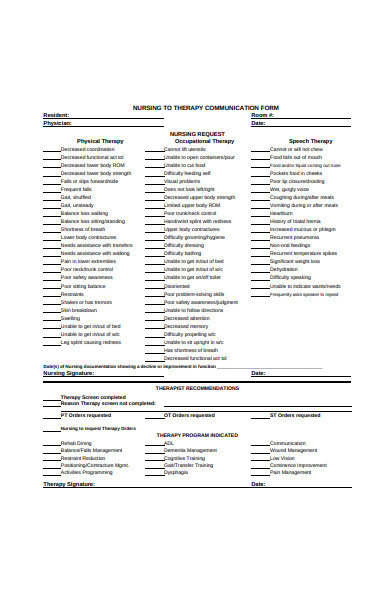 FREE 32+ Communication Forms in PDF | MS Word | XLS