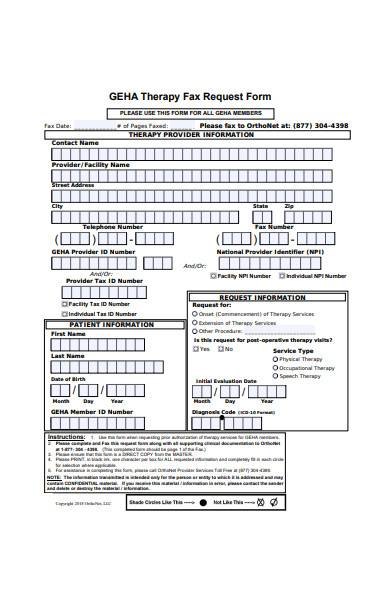 FREE 31+ Therapy Forms in PDF | MS Word | XLS
