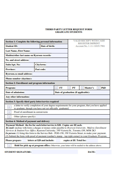 FREE 50+ Letter Forms in PDF | MS Word