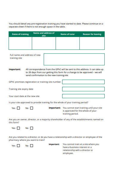 FREE 42+ Training Forms in PDF | MS Word | XLS