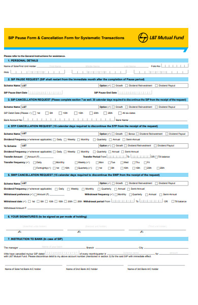FREE 51+ Cancellation Forms in PDF | MS Word