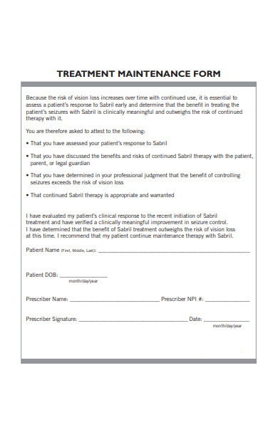 FREE 42+ Maintenance Forms in PDF | MS Word | XLS