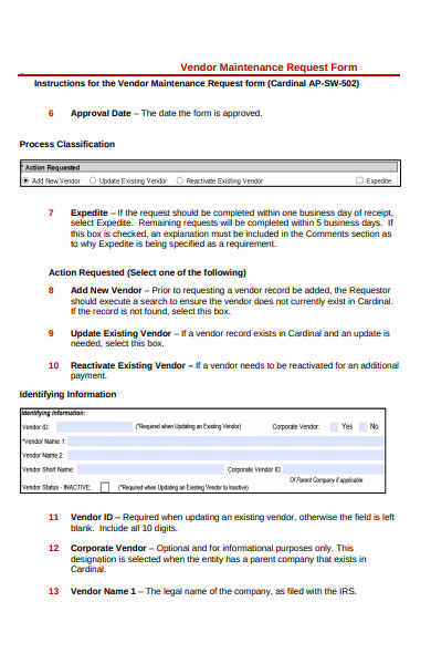 FREE 42+ Maintenance Forms in PDF | MS Word | XLS