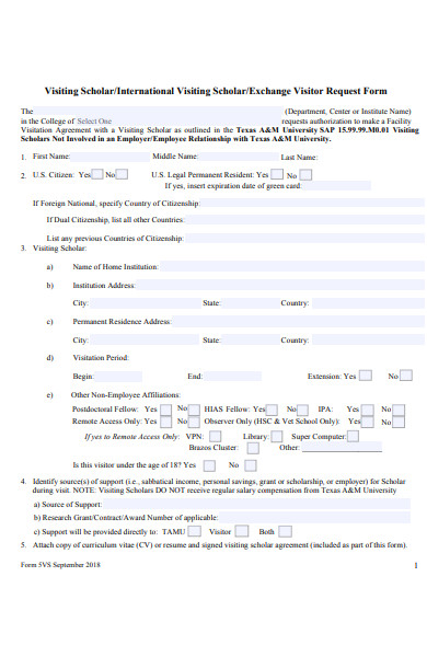 FREE 36+ Visitors Form Samples, PDF, MS Word, Google Docs, Excel