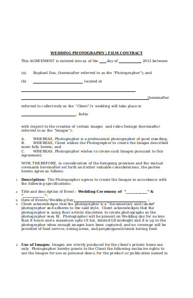 FREE 31+ Photography Forms in PDF | Ms Word