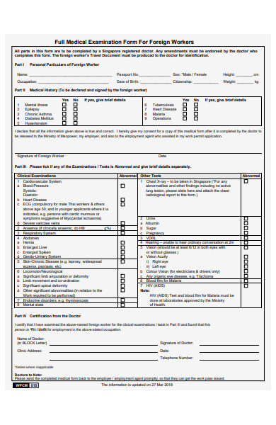 FREE 30+ Medical Evaluation Forms in PDF | MS Word