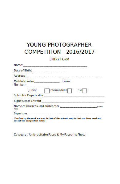 FREE 31+ Photography Forms in PDF | Ms Word