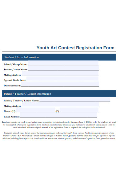 FREE 56+ Contest Registration Form Samples, PDF, MS Word, Google Docs ...
