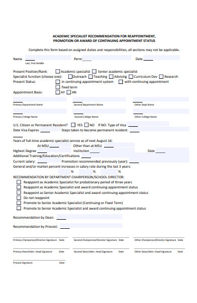 FREE 50+ Promotion Forms in PDF | MS Word