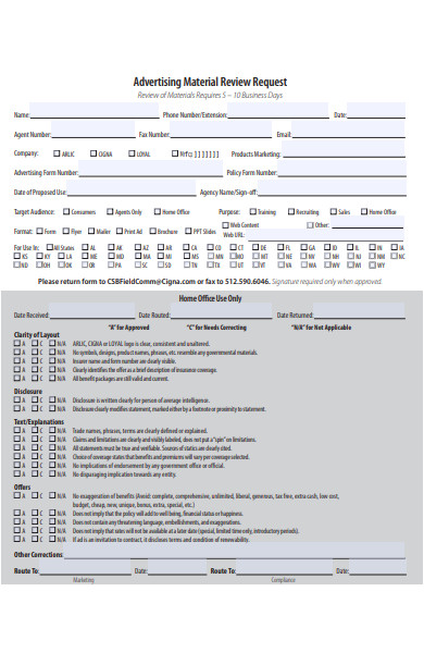 FREE 40+ Advertising Request Forms in PDF | MS Word