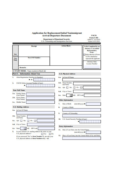 FREE 29+ Arrival Form Samples, PDF, MS Word, Google Docs