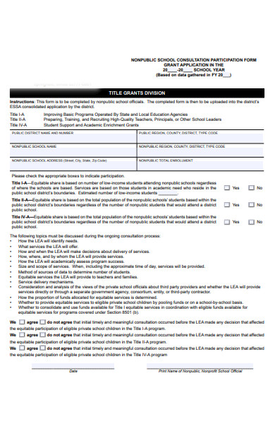 FREE 50+ Participation Forms in PDF | MS Word