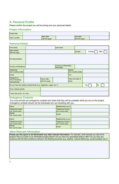 FREE 50+ Participation Forms in PDF | MS Word