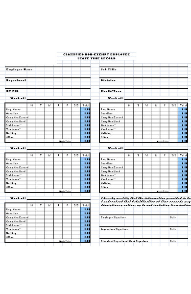FREE 23+ Employee Leave Request Forms in PDF | MS Word| XLS
