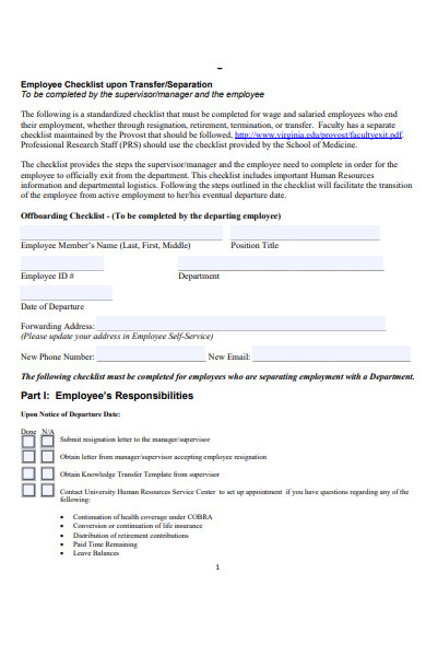 FREE 29+ Employee Resignation Form Samples, PDF, MS Word, Google Docs