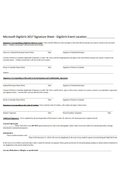 FREE 50+ Participation Forms in PDF | MS Word