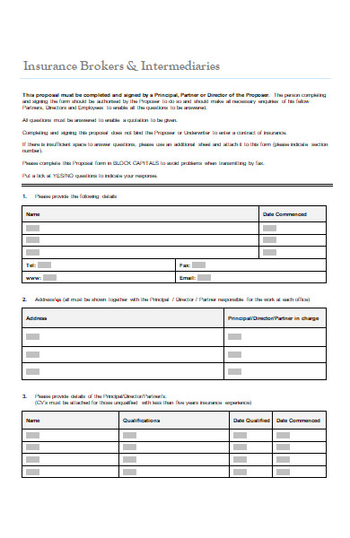 FREE 25+ Insurance Forms in PDF | MS Word