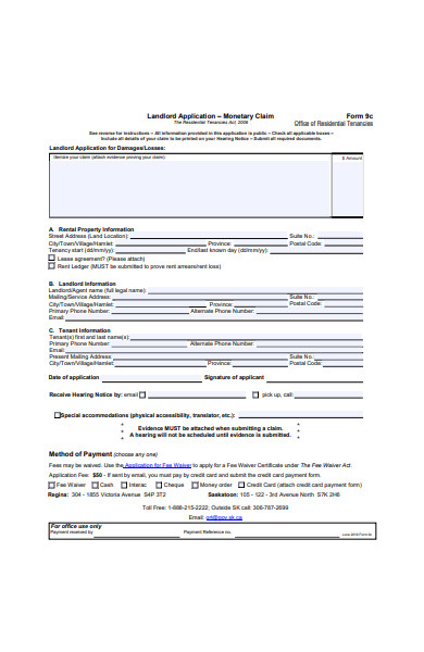 FREE 30+ Landlord and Tenant Forms in PDF | Ms Word | XLS