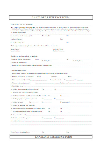 FREE 30+ Landlord and Tenant Forms in PDF | Ms Word | XLS