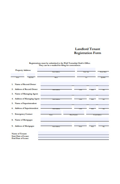 FREE 30+ Landlord and Tenant Forms in PDF | Ms Word | XLS