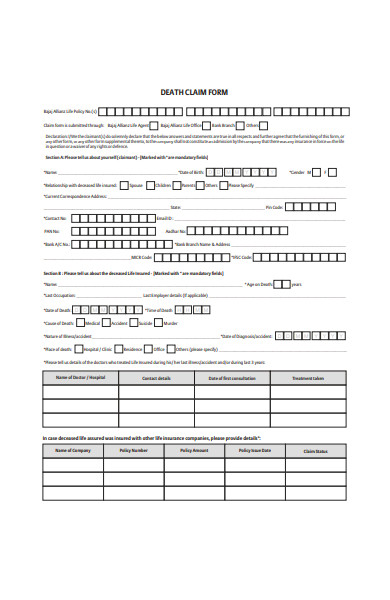FREE 25+ Insurance Forms in PDF | MS Word