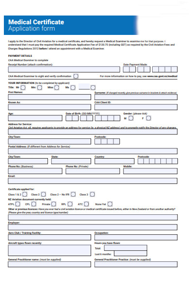 FREE 30+ Medical Application Forms in PDF | MS Word (.doc)