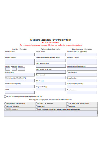 FREE 50+ Inquiry Forms in PDF | MS Word (doc.)