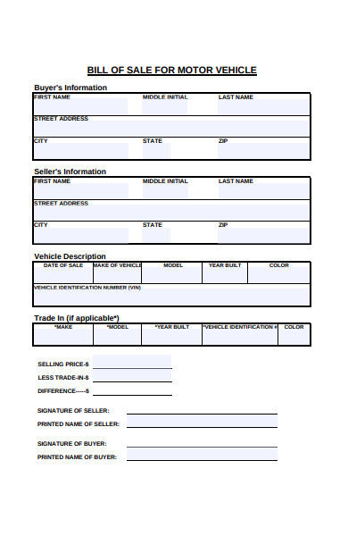 FREE 51+ Sale & Purchase Forms in PDF | MS Word | XLS
