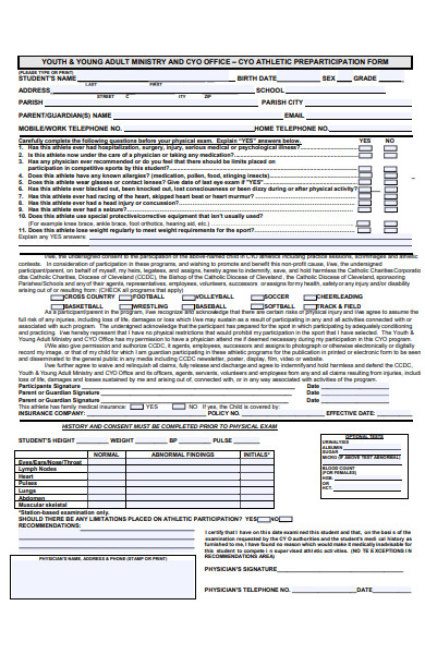 FREE 50+ Participation Forms in PDF | MS Word
