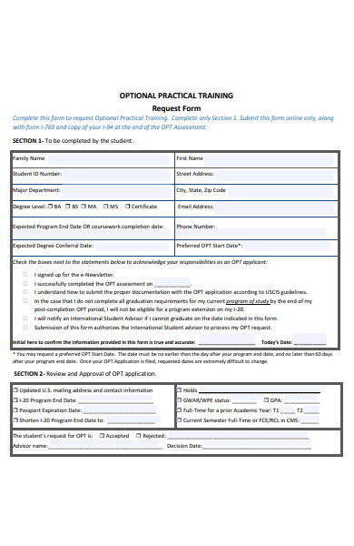 FREE 37+ Training Request Forms in PDF | Ms Word