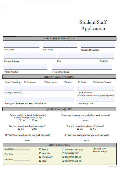 FREE 31+ Tutor Application Forms in PDF | MS Word
