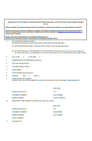 FREE 31+ Tutor Application Forms in PDF | MS Word