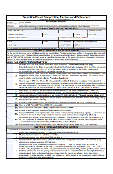 FREE 50+ Promotion Forms in PDF | MS Word