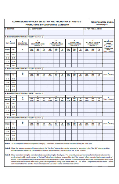 FREE 50+ Promotion Forms in PDF | MS Word