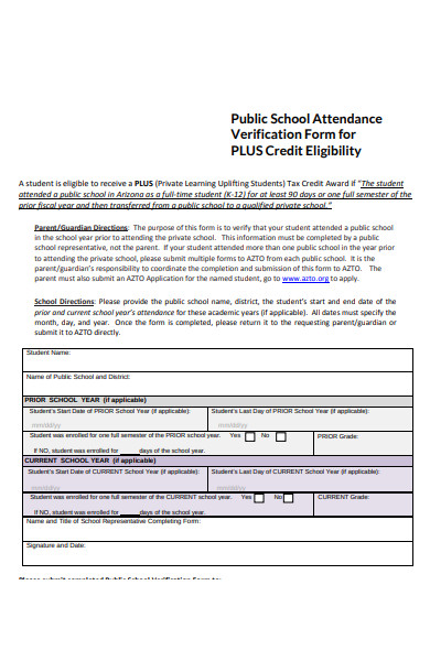 FREE 30+ Attendance Verification Forms in PDF | MS Word