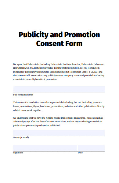 FREE 50+ Promotion Forms in PDF | MS Word