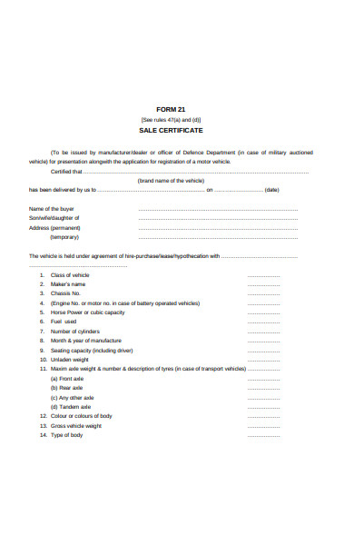 FREE 51+ Sale & Purchase Forms in PDF | MS Word | XLS