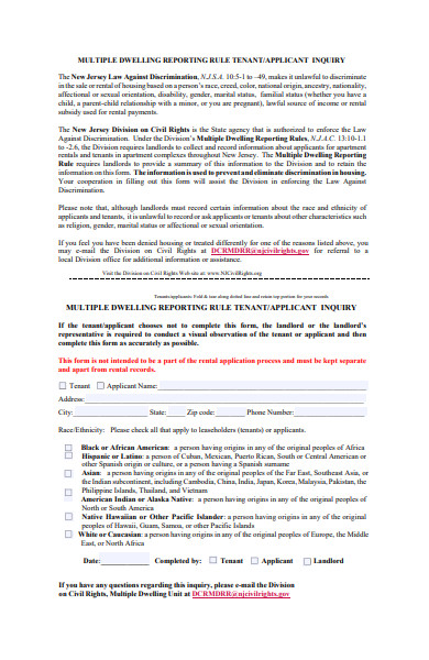 FREE 30+ Landlord and Tenant Forms in PDF | Ms Word | XLS