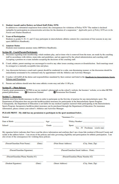 FREE 50+ Participation Forms in PDF | MS Word