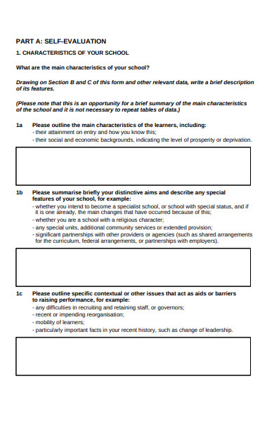 FREE 51 Self Evaluation Forms In PDF Ms Word XLS