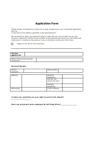 FREE 31+ Tutor Application Forms in PDF | MS Word