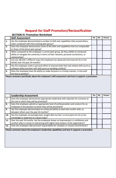 FREE 50+ Promotion Forms in PDF | MS Word