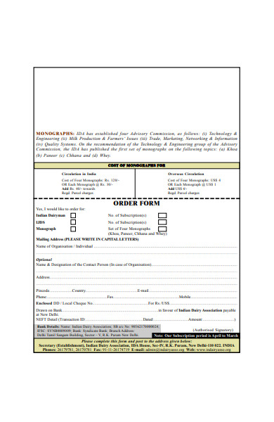 FREE 40+ Subscribe Forms in PDF | Ms Word (doc.)