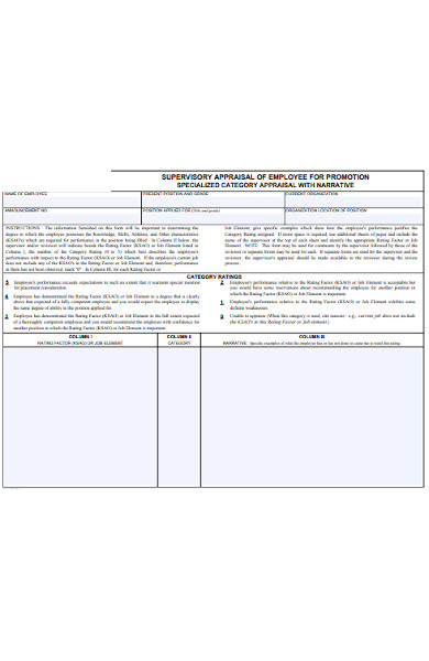 FREE 50+ Promotion Forms in PDF | MS Word
