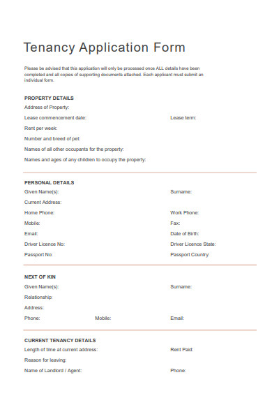 FREE 30+ Landlord and Tenant Forms in PDF | Ms Word | XLS