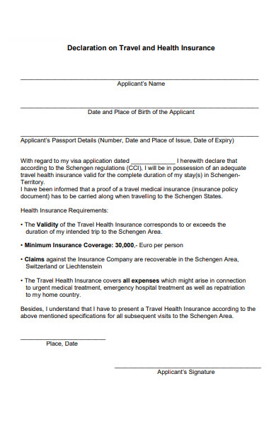 FREE 25+ Insurance Forms in PDF | MS Word