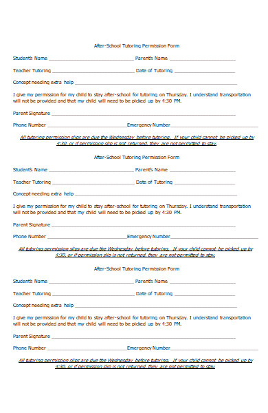 FREE 30+ Tutor Request Forms PDF | Ms Word | Excel