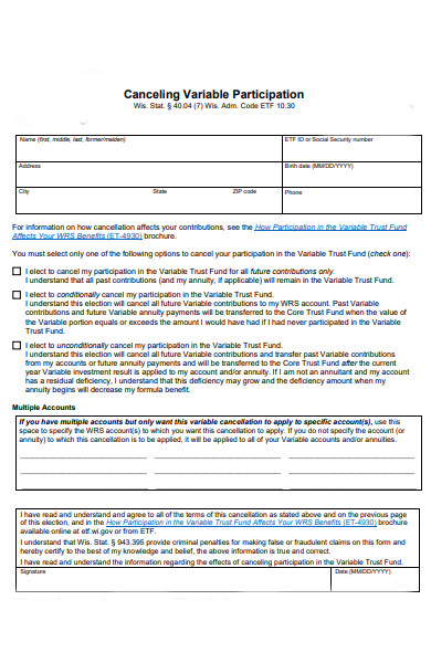 FREE 50+ Participation Forms in PDF | MS Word